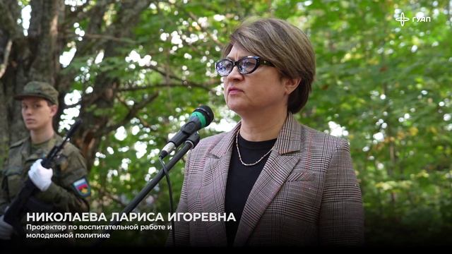 Открытие памятника бойцам-студентам ЛАИ (ГУАП)