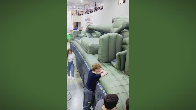 Надувной муляж военной техники САУ Малка С7 💪