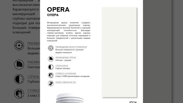 Интерьерная краска Opera от San Marco