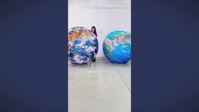 Воздушный шар Планета Земля Мяч глобус #земля #планета #мяч #глобус