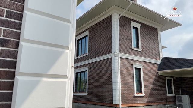 Фасадный декор Джем преобразил частный дом в Новой Адыгее