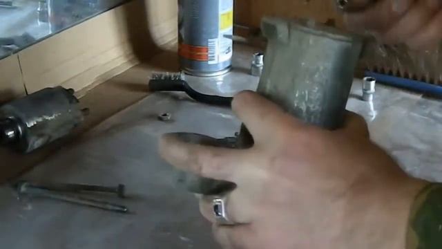 Ремонт стартера Лачетти   снятие задней крышки