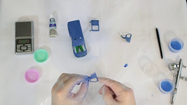 PROCTO лак акриловый глянцевый Аэрограф jas 1188 игрушка Ford TRANSIT часть 2