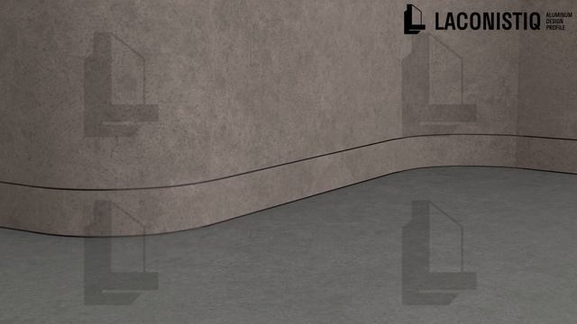 Теневой плинтус для скругленых стен