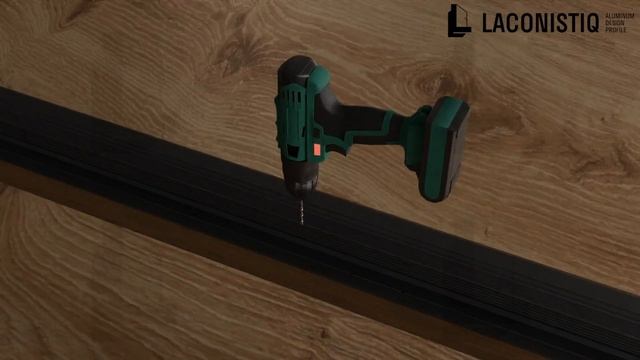 Монтаж теневого плинтуса при помощи закладных