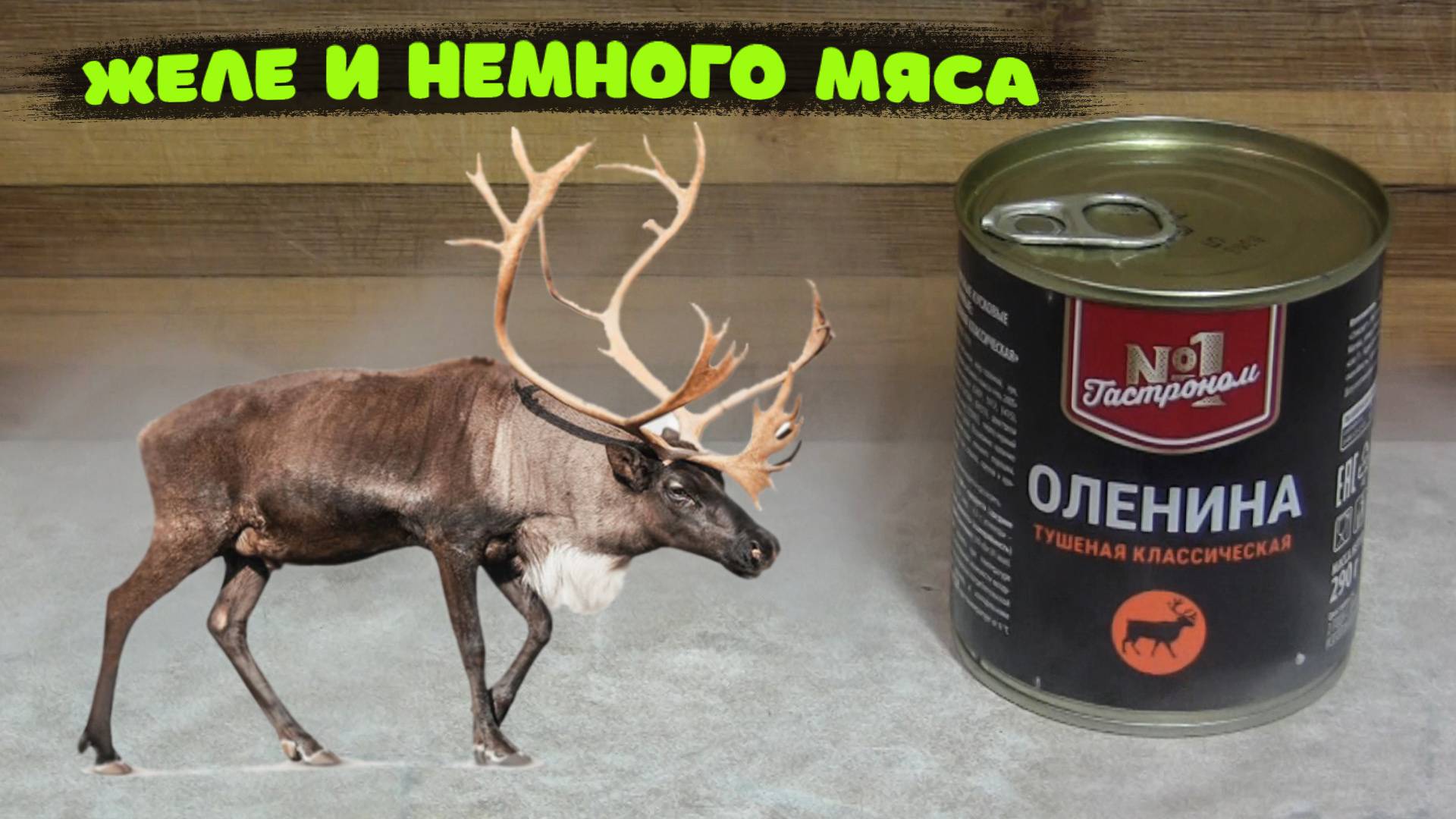 Обзор на оленину классическую тушеную из Пятёрочки от Гастронома 1