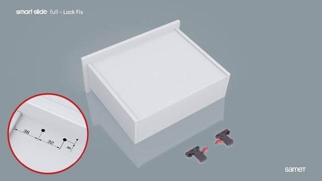 SMART SLIDE Full - направляющие полного выдвижения - монтаж и регулировка