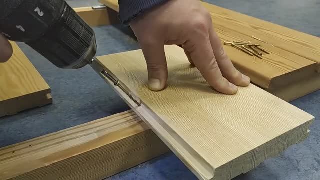 Саморезы T-Drive с уменьшенной шляпкой для крепления доски пола, блок хауса из сосны или лиственницы