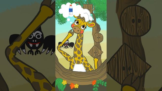 Мультик. Дети готовят молочный коктейль с бананом и клубничкой #ребятаповарята #кулинария