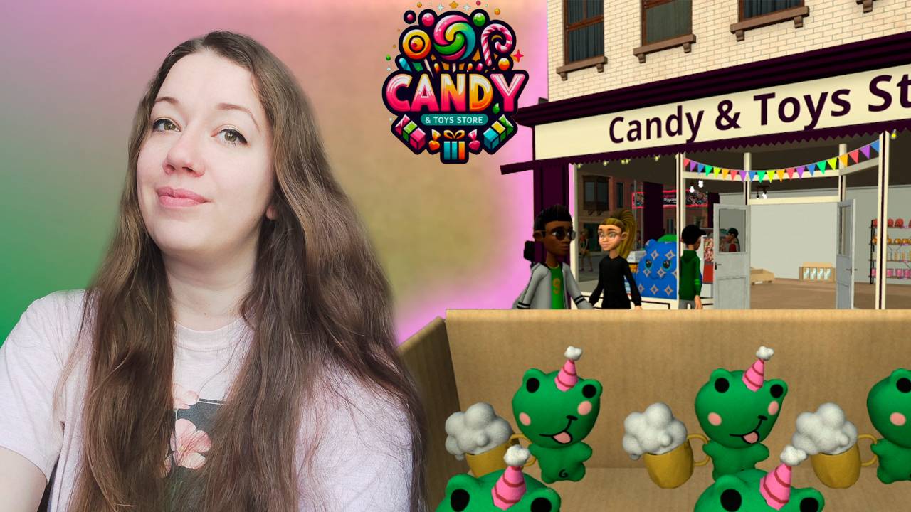 #3 Рутинная работа в милейшем сладком мире  || Candy & Toys Store Simulator
