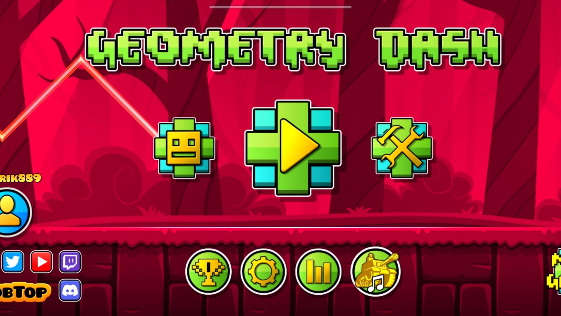 Geometry Dash Full ver небольшой обзор
