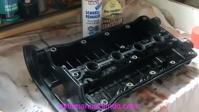 Замена прокладки клапанной крышки двигателя F14D3 F16D3 Шевроле Лачетти Круз