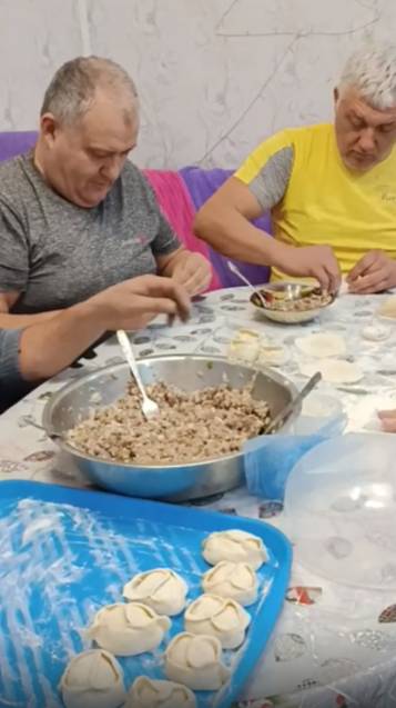 Домашние #деревенские #манты #своими руками #еда