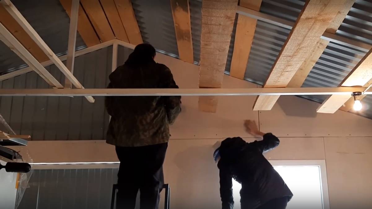 УТЕПЛЕНИЕ ГАРАЖА. #гараж #строительство