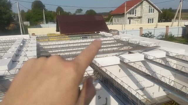 Сборно-монолитное перекрытие МАРКО - монтаж. 3 день