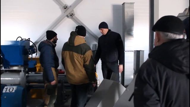 Шефмонтаж линии экструдирования биоотходов от компании Экспро М.