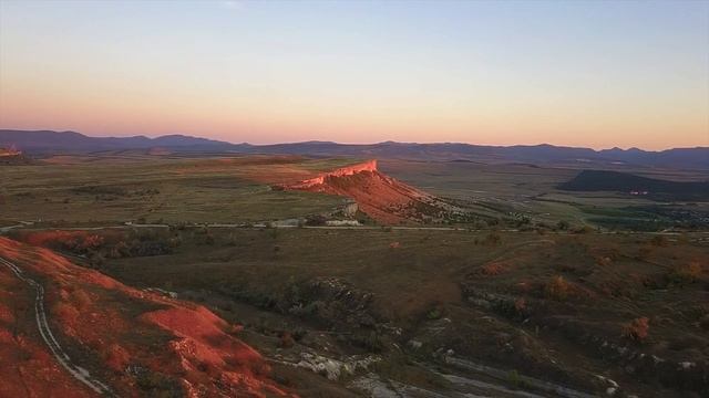Крым Белая Скала  Видео с воздуха DJI mavic Аэросъемка Белогорск White rock Aerial video Crimea