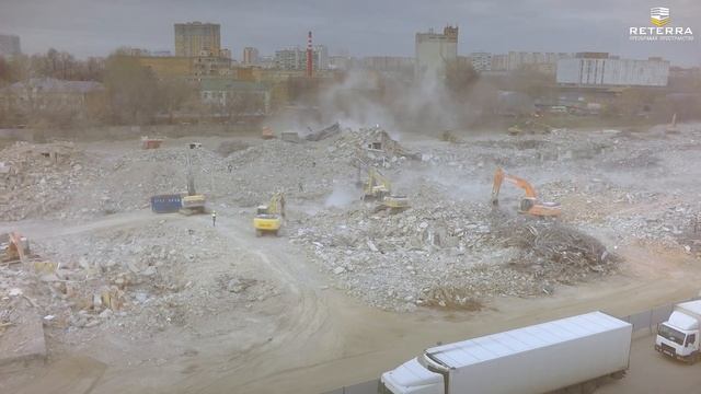 Демонтаж складских зданий (4 месяца за 1 час)