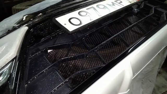 Honda STEPWGN RP3. Съем бампера, ПТФ, камера переднего вида.