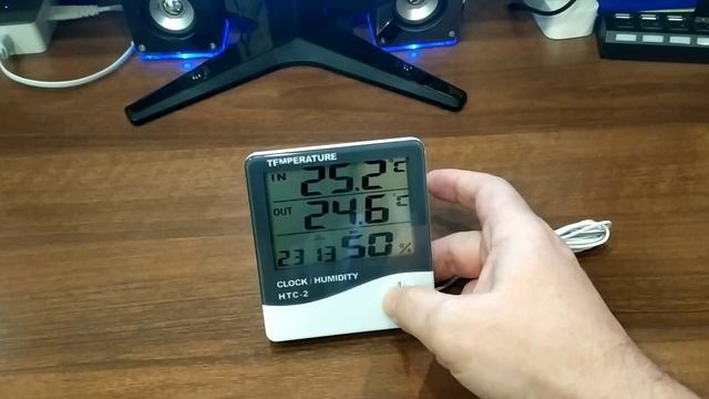 HTC-2 - Гигрометр, он же термометр, он же метеостанция с Алиэкспресс