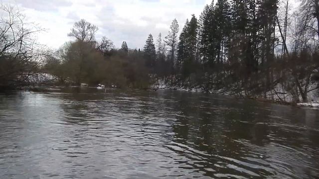 Мой 2-й сплав по реке Нара в половодье. 29.03.2024