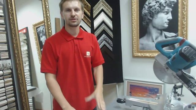 Монтаж багета на примере коллекции "Ренессанс