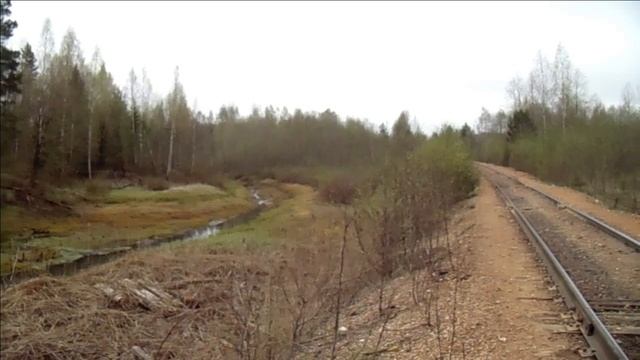 Узкоколейка щебеночного завода в Вязьме.