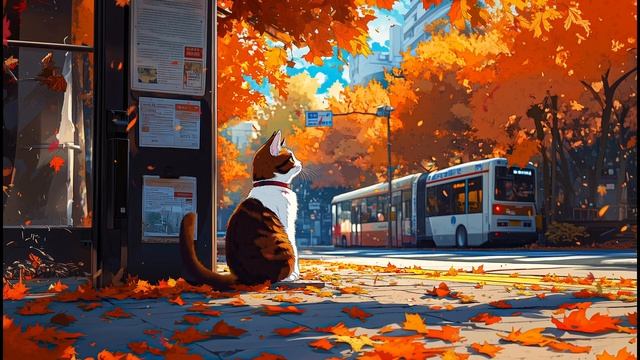 Chill Autumn Morning: Uplifting Lo-fi Hip Hop for Study, Relaxation, and Sleep