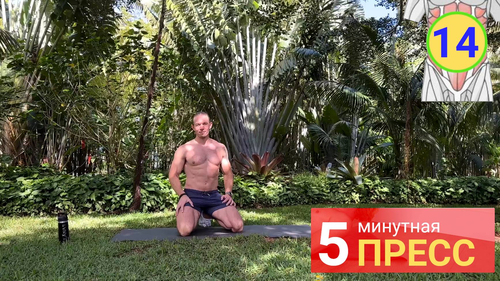 14 | 5 минутная тренировка пресса | Получи результат