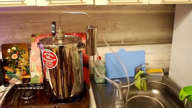 Первая перегонка браги на спирт-сырец