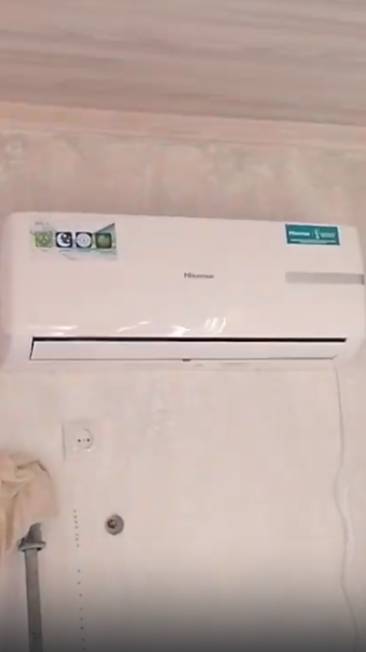 Установили кондиционер своими руками. #установка #кондиционеров