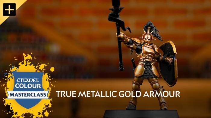 Warhammer Masterclass: True Metallic Gold Armour