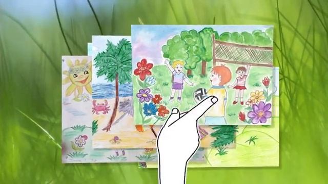 Наше лето. Комбинирование нескольких объектов в 3d пространстве