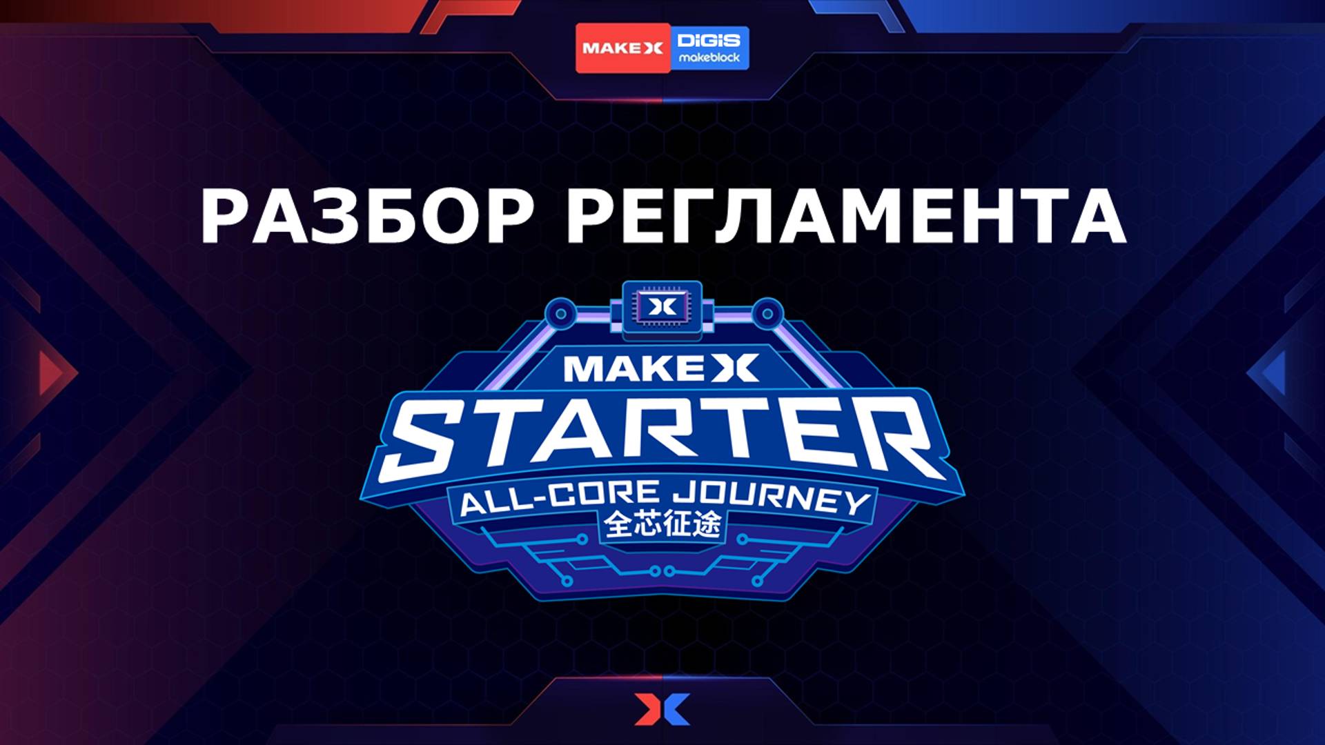 Разбор регламента соревнований MakeX Starter 24-25