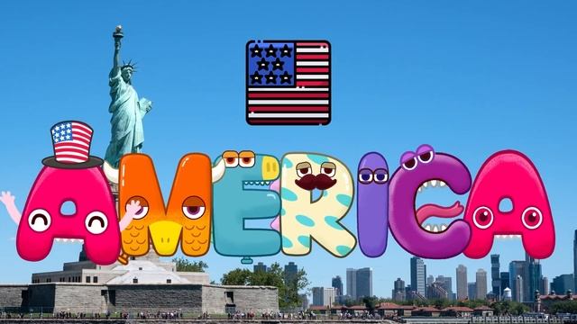 Where are you from_(Part 1) Countries song with flags, страны на английском, песенка, часть 1