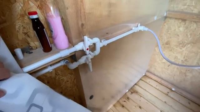 Дачный душ автоматика.