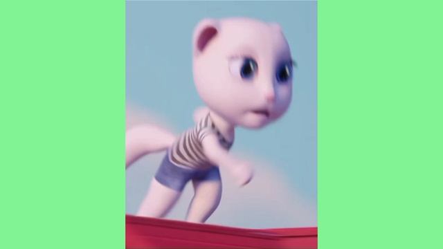 Говорящая Анжела Бежит футаж Для @Ninja_kabuto