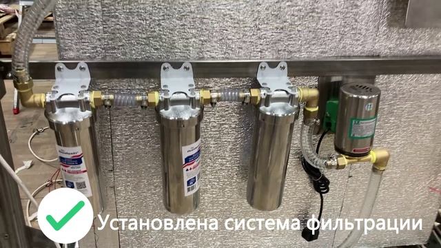 Сборка ультразвуковой ванны ХимСоник на 2500 литров с отдельно стоящим шкафом управления