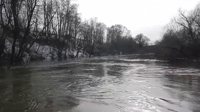 Мой 3-й сплав на сап борде по Наре в половодье (19,2 км). 31.03.2024