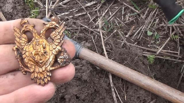 И снова удача! Кокарда времён Николая I и ополченский крест!