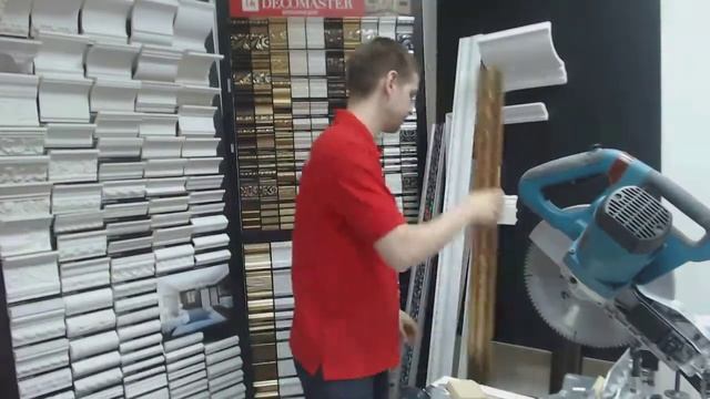 DECOMASTER  Монтаж цветных интерьерных молдингов на примере коллекции Эрмитаж