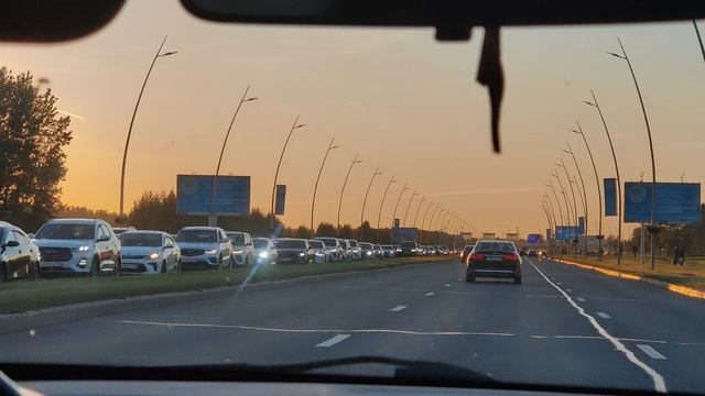 Пробка в Пулково VID_20240919_183722