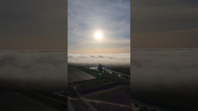 Обычно можно увидеть море , но сегодня море было затянуто облаками ☁️☁️☁️ #АНАПА