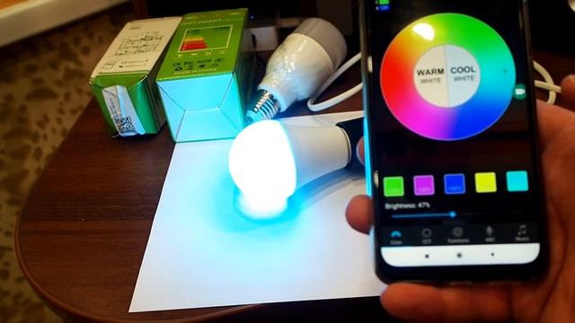 Умные лампочки WiFi RGB с AliExpress
