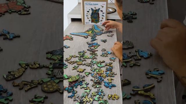 ДЕРЕВЯННЫЙ ПАЗЛ // ВОЛШЕБНЫЙ КРОЛИК