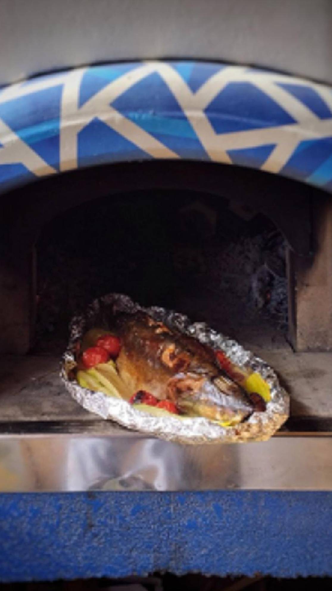 Рыба в помпейской печке