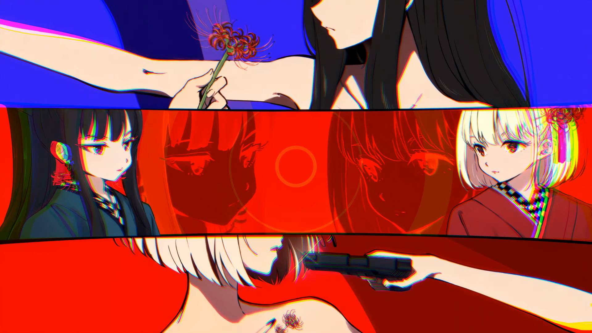 「Creditless」Опенинг Ликорис Рикоил「4K 60fps」