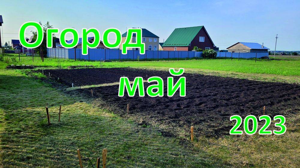 Огород май 2023
