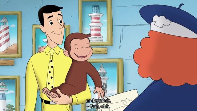 Curious George - 314 - To the Lighthouse (Learn English Language with subtitles)