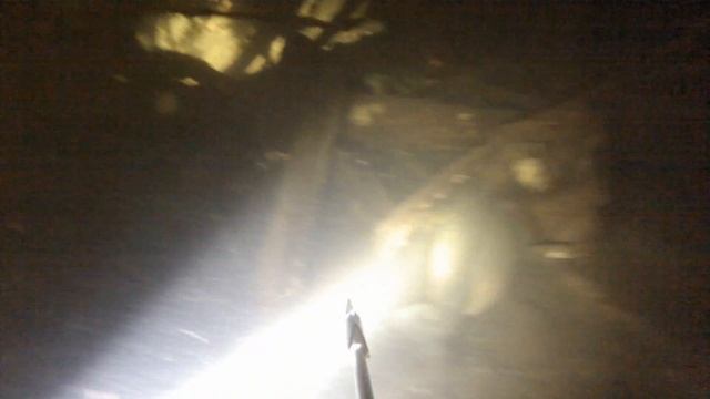 Подводная охота. В темноте под завалом. Разведка боем.